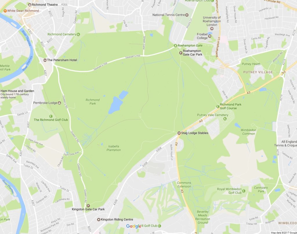 02_Richmond Park Map - Wayne Marinovich Photography